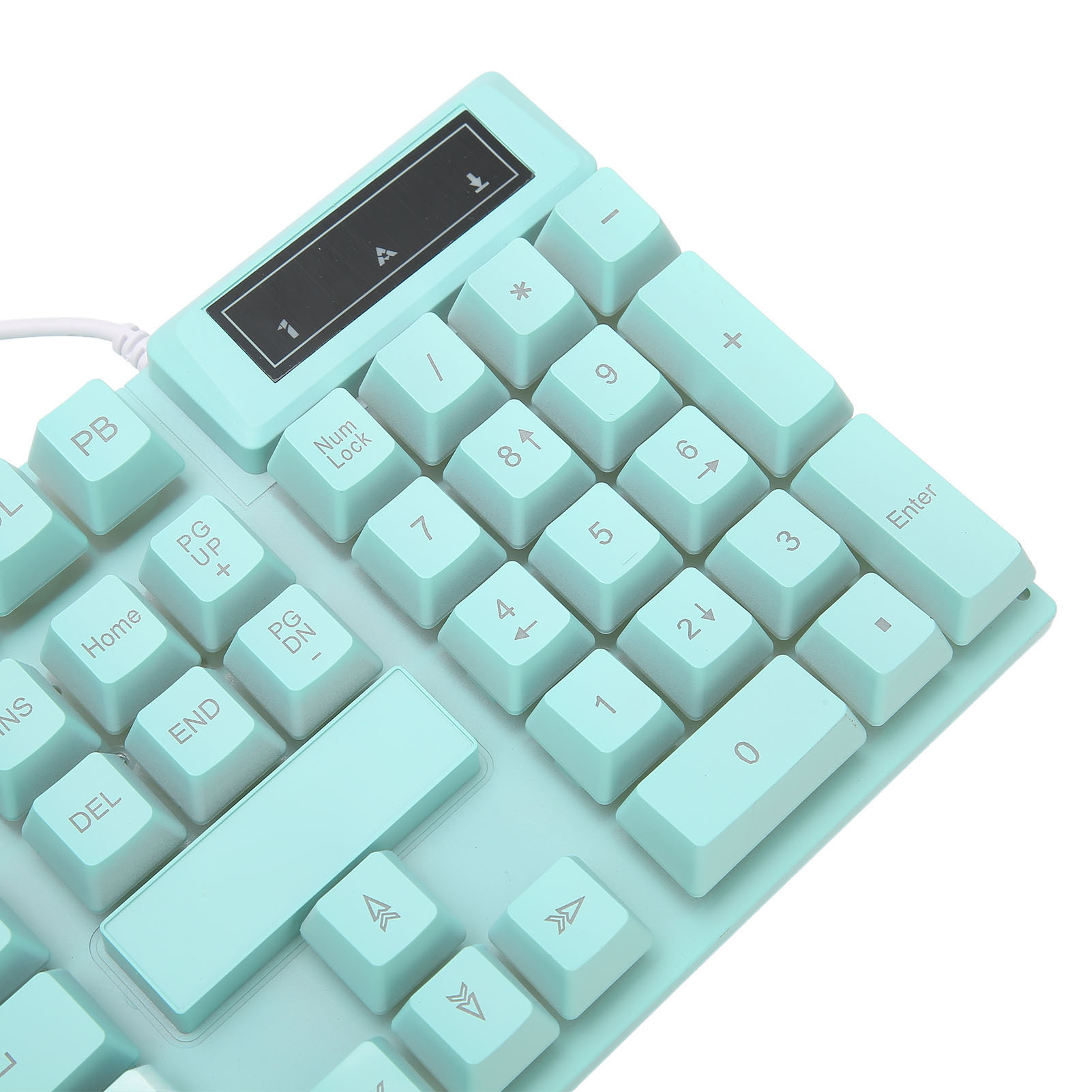 Qiilu Clavier de jeu Clavier rétroéclairé, Clavier Mécanique 104 ...